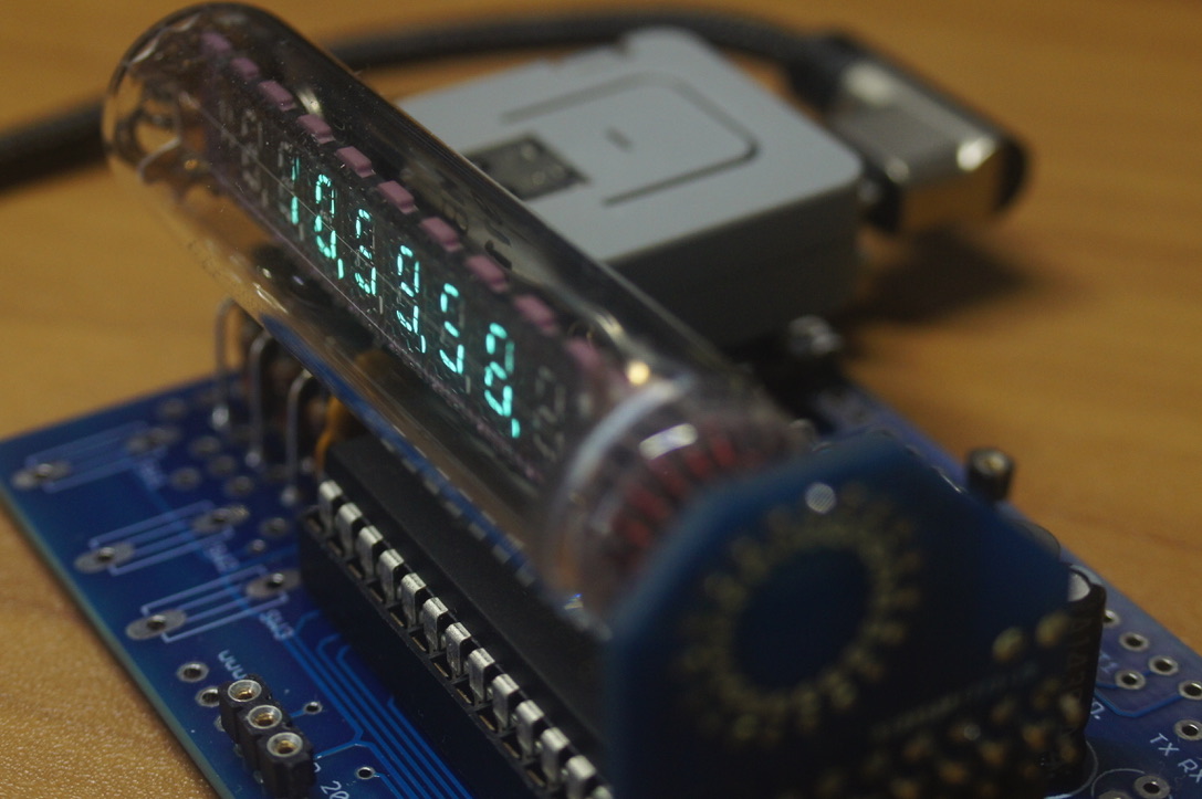 VFD Clock: Control Russian VFD IV-21 with M5ATOM Lite | ProtoPedia